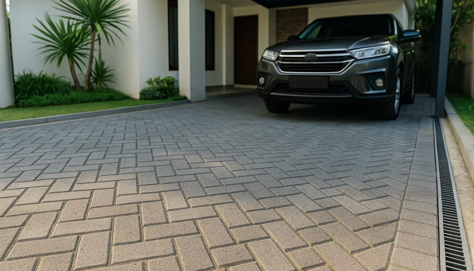 6 Rekomendasi Material Lantai Carport & Cara Merawatnya