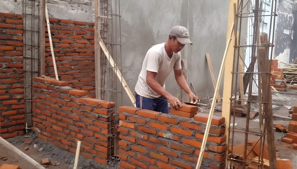 Cara Pemasangan Bata Merah untuk Rumah
